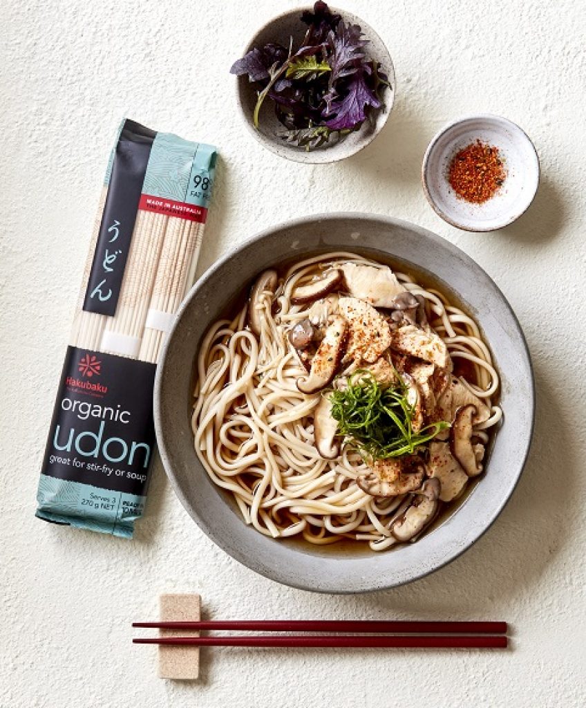 Chicken & Mushroom Ankake Udon - Hakubaku - The Kokumotsu Company